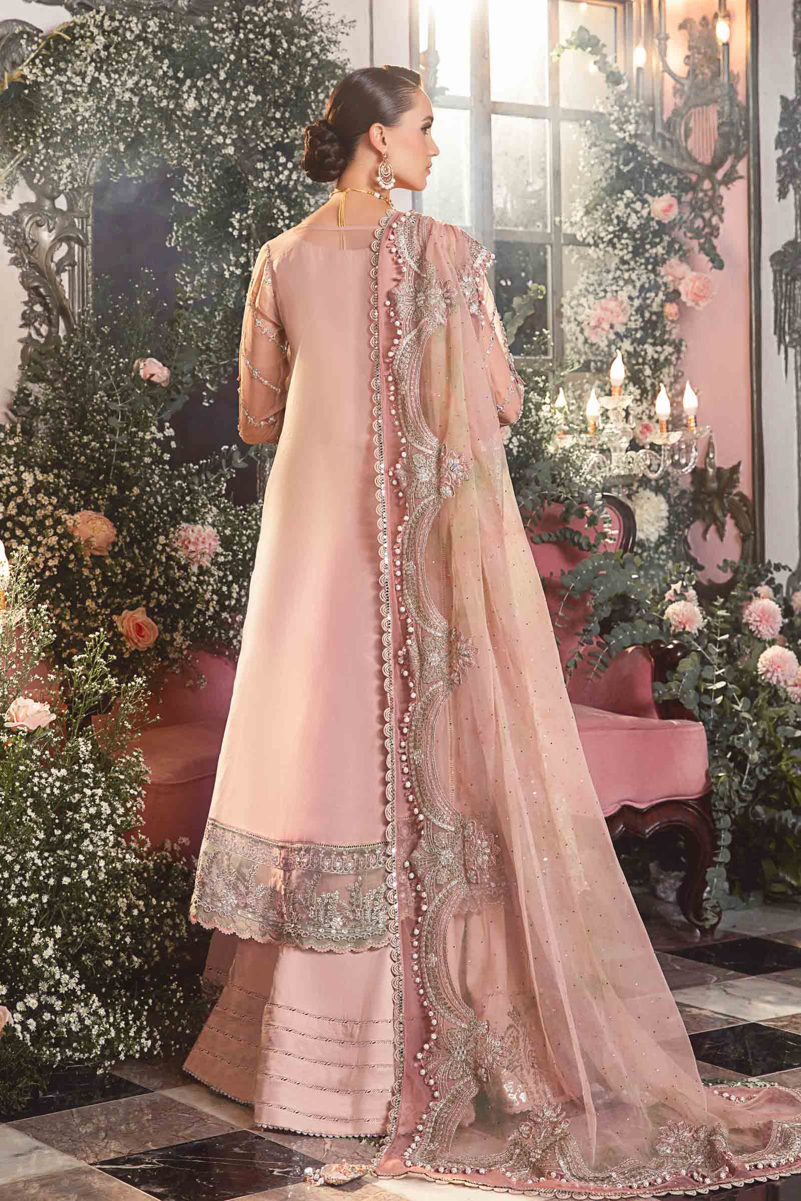 Unstitched MBROIDERED | Pastel Pink BD-2706– Designer Bazar PK